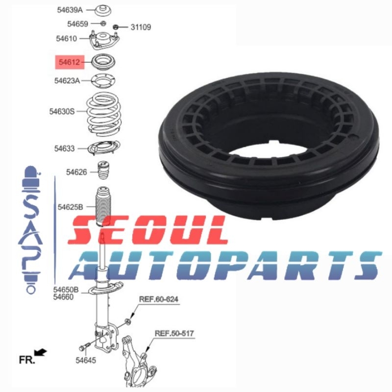 ABSORBER BEARING - FRONT = Tucson 2009-16 / Santafe DM 2013-16 ...