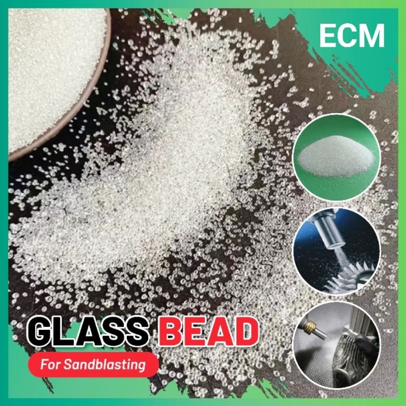 GLASS BEAD BLASTING MEDIA / SANDBLASTING / PASIR KACA / BLASTING SAND ...
