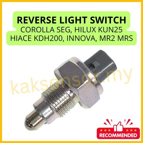 2PIN TOYOTA COROLLA SEG, HILUX, HIACE, INNOVA, MR2 MRS REVERSE LIGHT ...