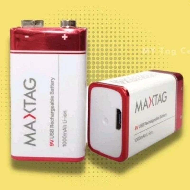 Smart Tag Rechargeable Battery 9V USB Type C Authorised Distributor ...