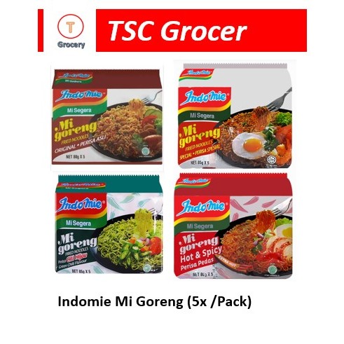 Indomie 5x (Perisa Special /Originalo/ Cili Hijau / Pedas) | Shopee ...