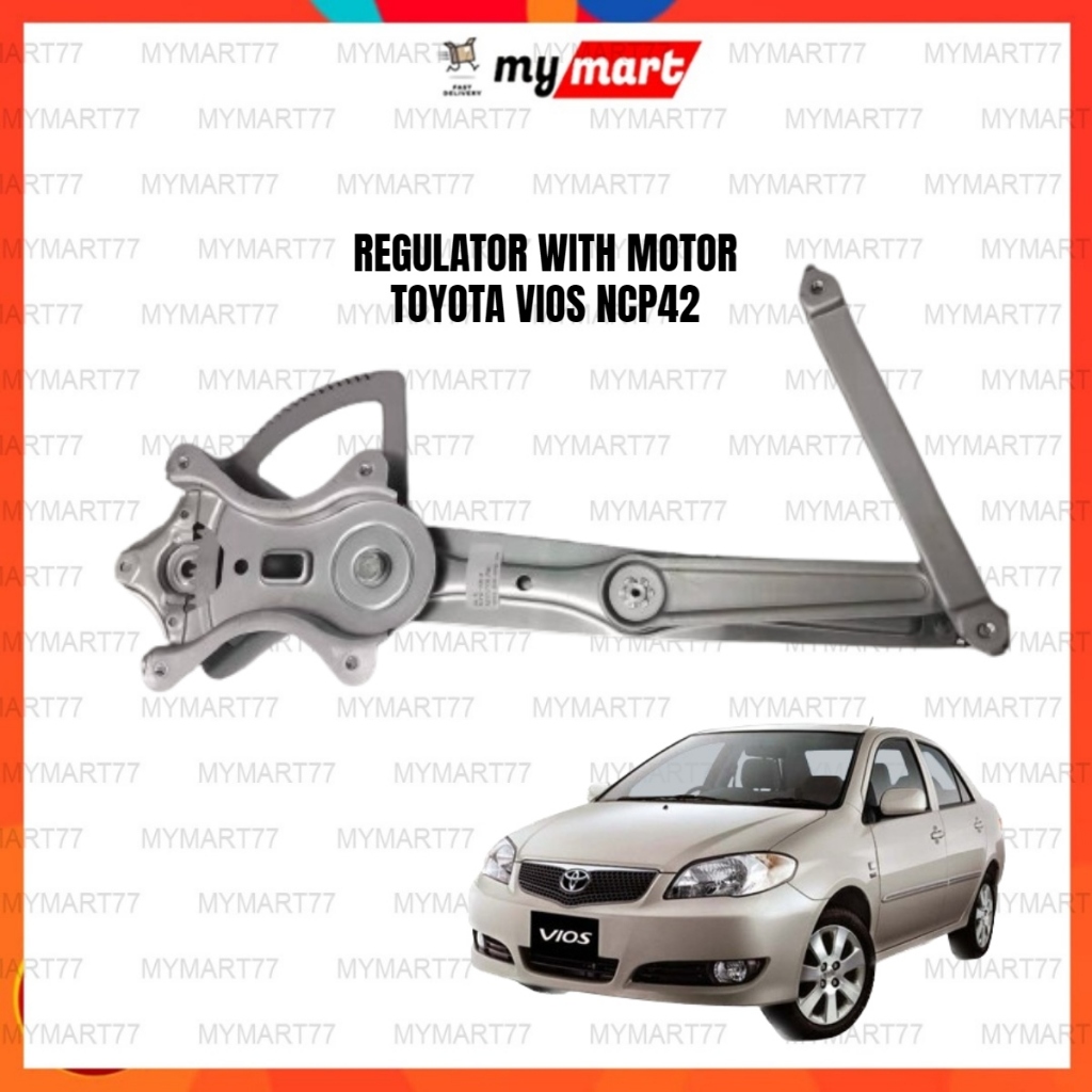 TOYOTA VIOS NCP42 2002-2008 YEAR POWER WINDOW GEAR WITH MOTOR/DOOR ...