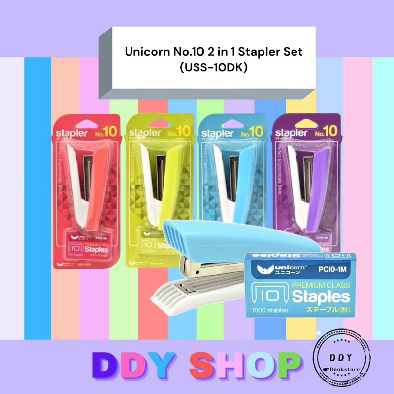 Unicorn Stapler 2 in 1 Set/ No.10 Bullet (USS-10DK) | Shopee Malaysia