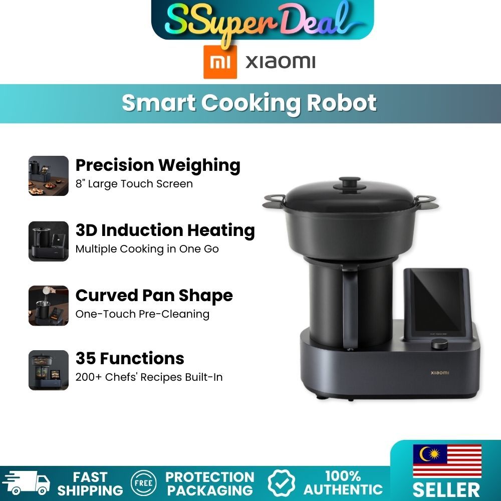 Xiaomi Smart Cooking Robot Machine Automatic Cooking 8" Touchscreen 35 ...