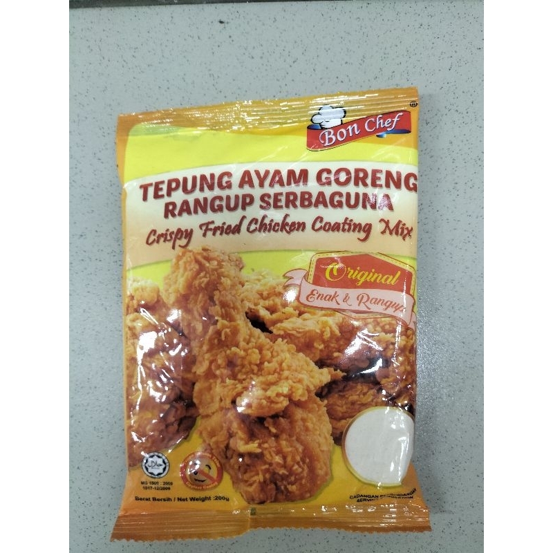 Bon Chef Tepung Ayam Goreng Original 200gram | Shopee Malaysia