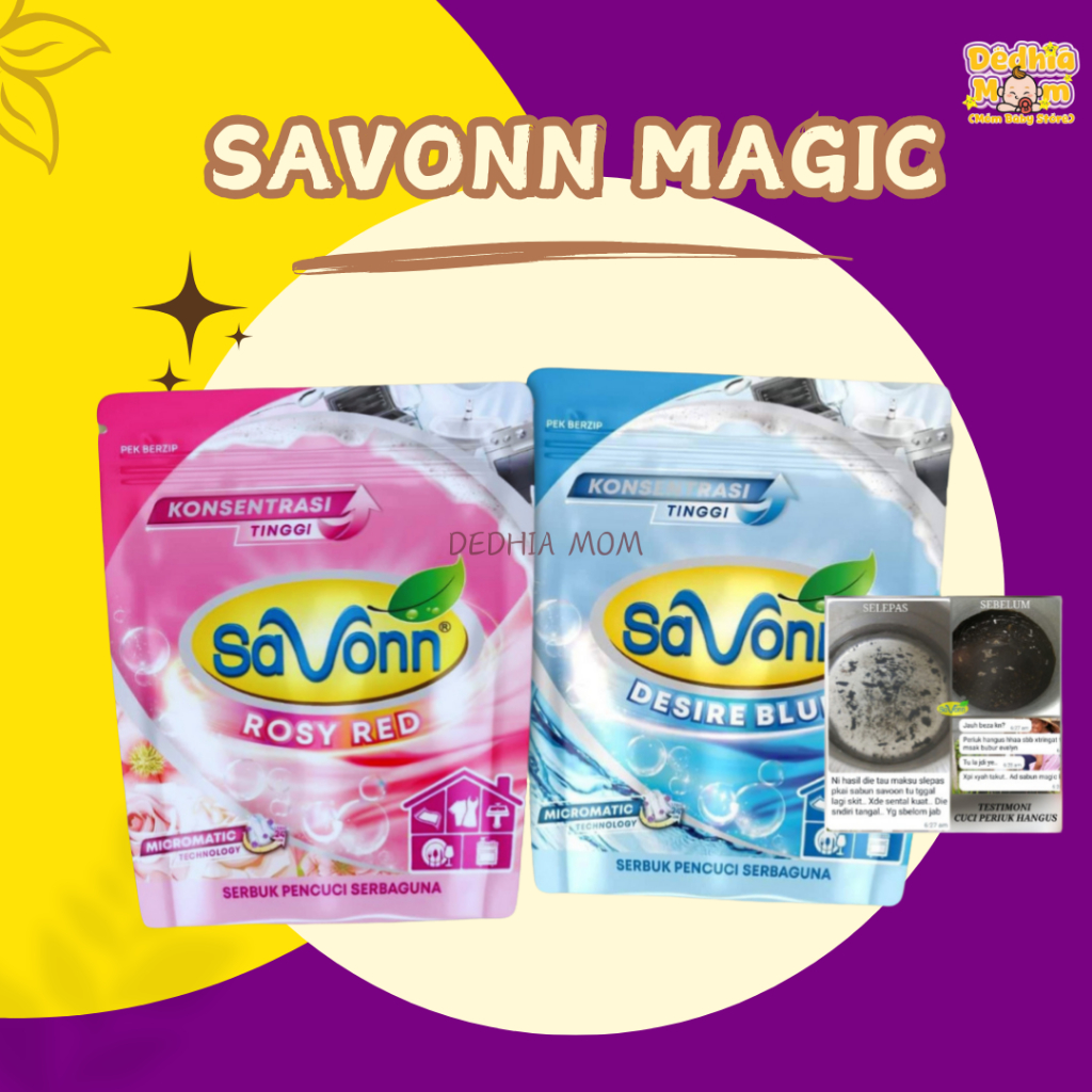 SAVONN MAGIC Sabun Pencuci Baju | Sabun Pemutih Baju Sekolah Kasut Kuali Kotor Berkilat | Shopee ...