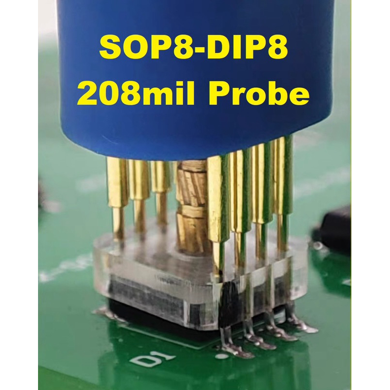 SOP8-DIP8 Probe (208mil) for CH341A/ RT809F In-Circuit Programming Of ...