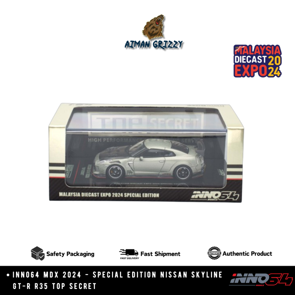 INNO64 Models MDX 2024 Special Edition Nissan Skyline GT-R R35 "TOP ...