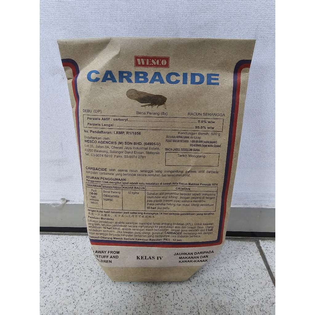 Carbacide by WESCO 500g Ubat Semut Racun Serangga Serbuk Insecticide ...