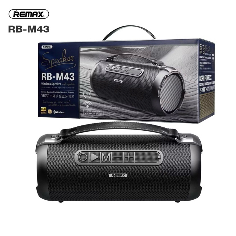 REMAX RB-M43 100% Original Outdoor Partible Wireless Speaker HiFi Extra ...