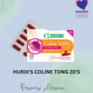 HURIX'S COLINE TONG CAPSULE 20'S (IRREGULAR PERIOD, MENSTRUAL PAIN ...