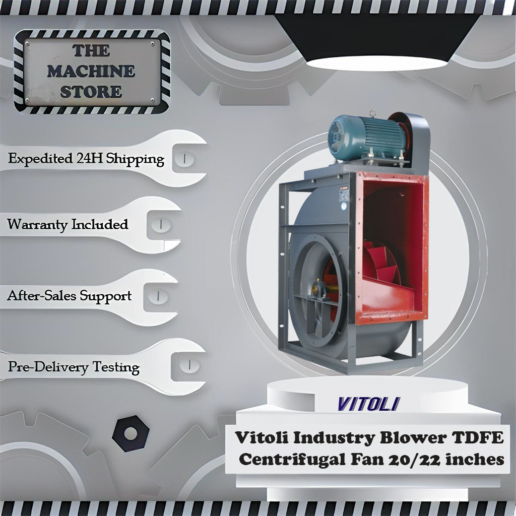 Vitoli Industry Blower TDFE Centrifugal Fan 20 inches/7.5KW and 22 ...
