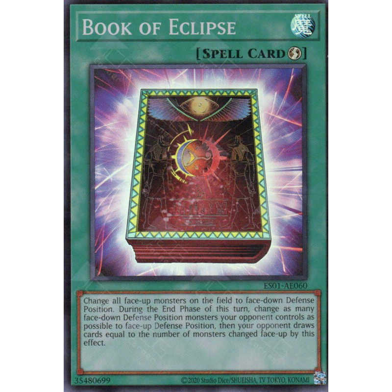 Yugioh ES01-AE060 Book of Eclipse (SR) | Shopee Malaysia