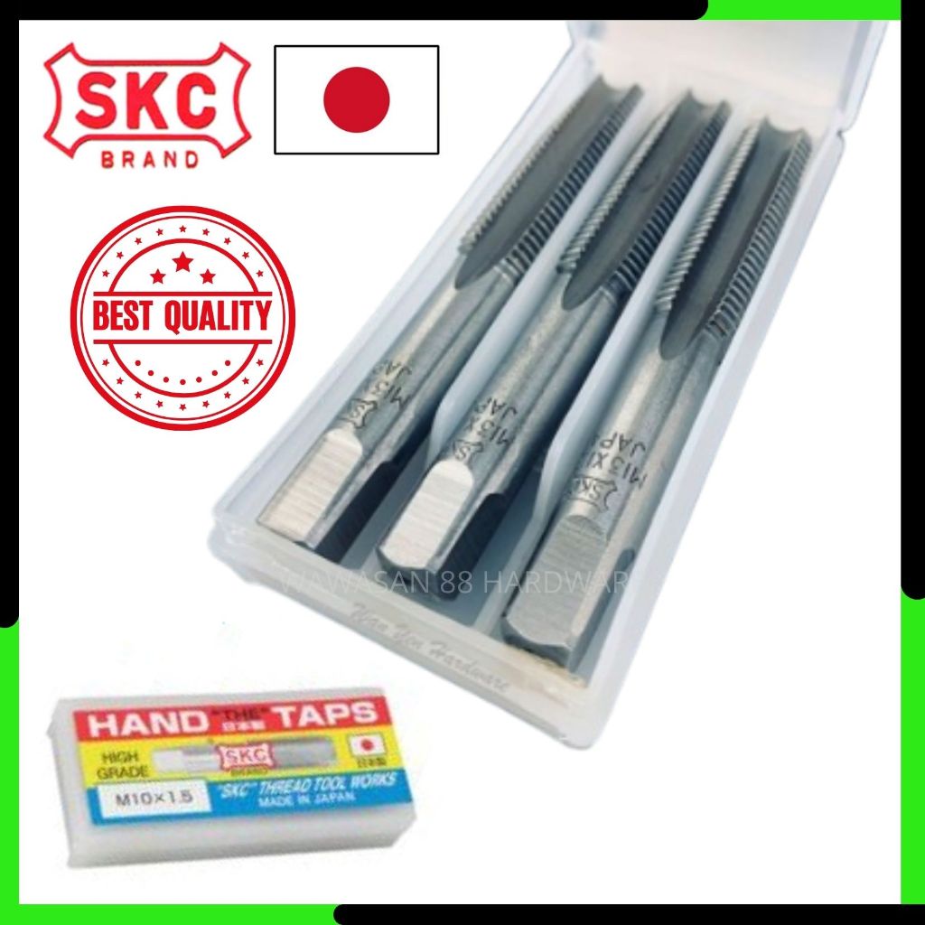 100% Original Made in Japan 🇯🇵 M2 ~ M22 SKC Hand Tap 3pcs Set Metric MM Size | Shopee Malaysia
