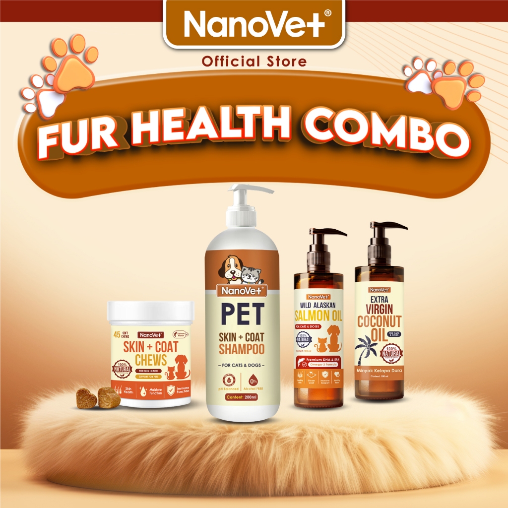 Nanovet® Fur Health Combo for Cat and Dog | Shopee Malaysia