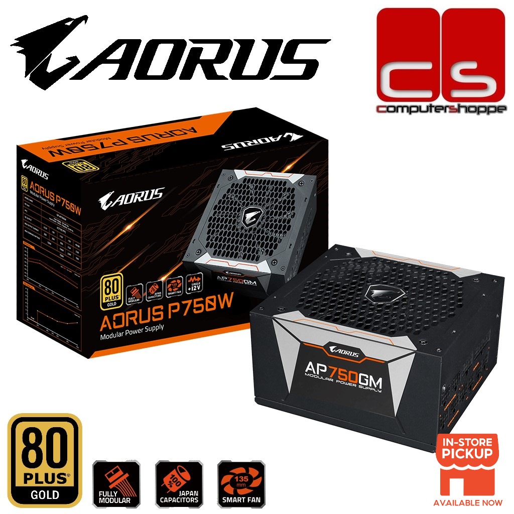 Gigabyte AORUS P750W 80+ GOLD Modular Power Supply | Shopee Malaysia