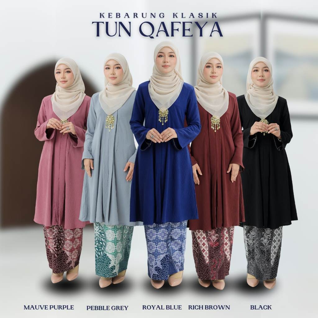 Kebarung Labuh TUN QAFEYA by ATHIFA AZZAHRAH kebarung batik klasik ...