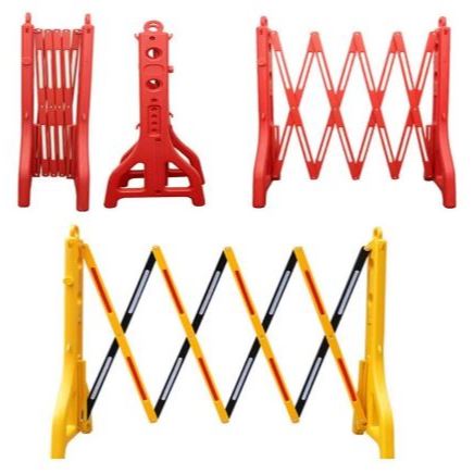 PLASTIC FOLDABLE & PORTABLE Expandable Barrier or Barricade 2.5M ...