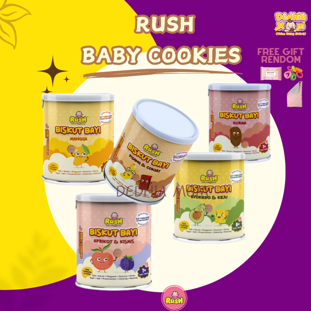 Rush Baby Cookies Babyfood Biskut Bayi | Shopee Malaysia