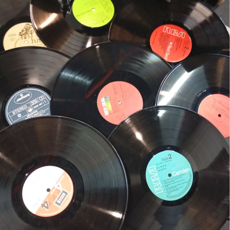 LP VINYL RECORDS - For Decor, also Playable. No cover. FOR DISPLAY ...