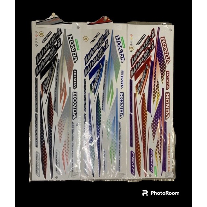 🔥🇹🇭 STICKER WAVE 125R 🇹🇭🔥 STIKER STRIPE WAVE 125i THAILAND | Shopee ...