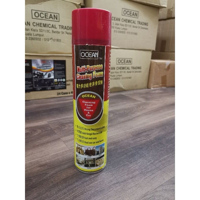 OCEAN MULTI-PURPOSE CLEANING FOAM 650ML for house & car | Shopee Malaysia