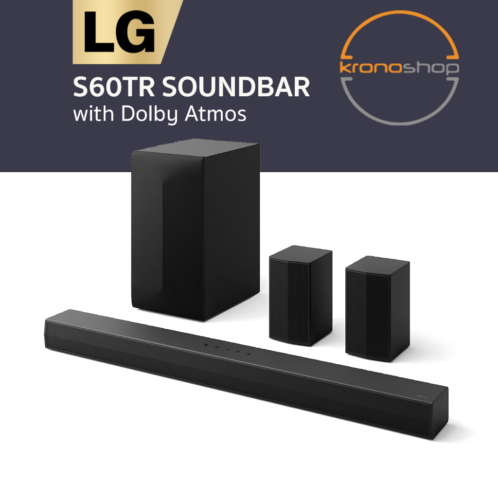 LG S60TR 3.1ch Soundbar | 340W | Dolby Atmos & DTS Virtual:X | S60TR ...
