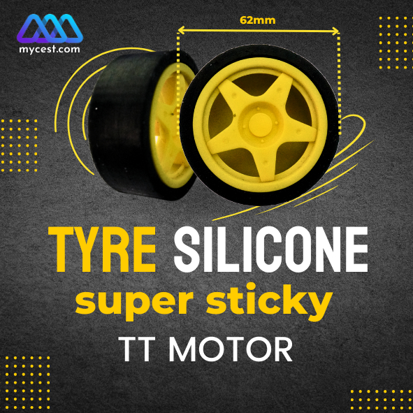Silicone Tire for TT Wheel ( Sumo Robot ) | Shopee Malaysia