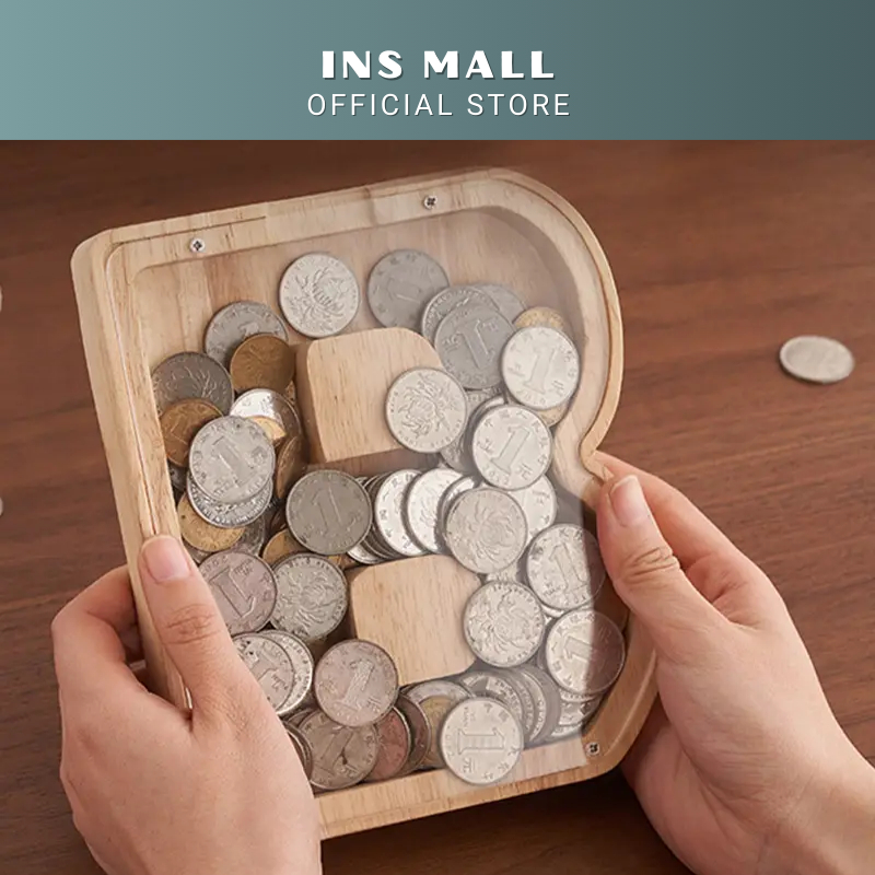 Alphabet Piggy Bank Money Saving Box Storage Bank Coin Tabung Duit ...