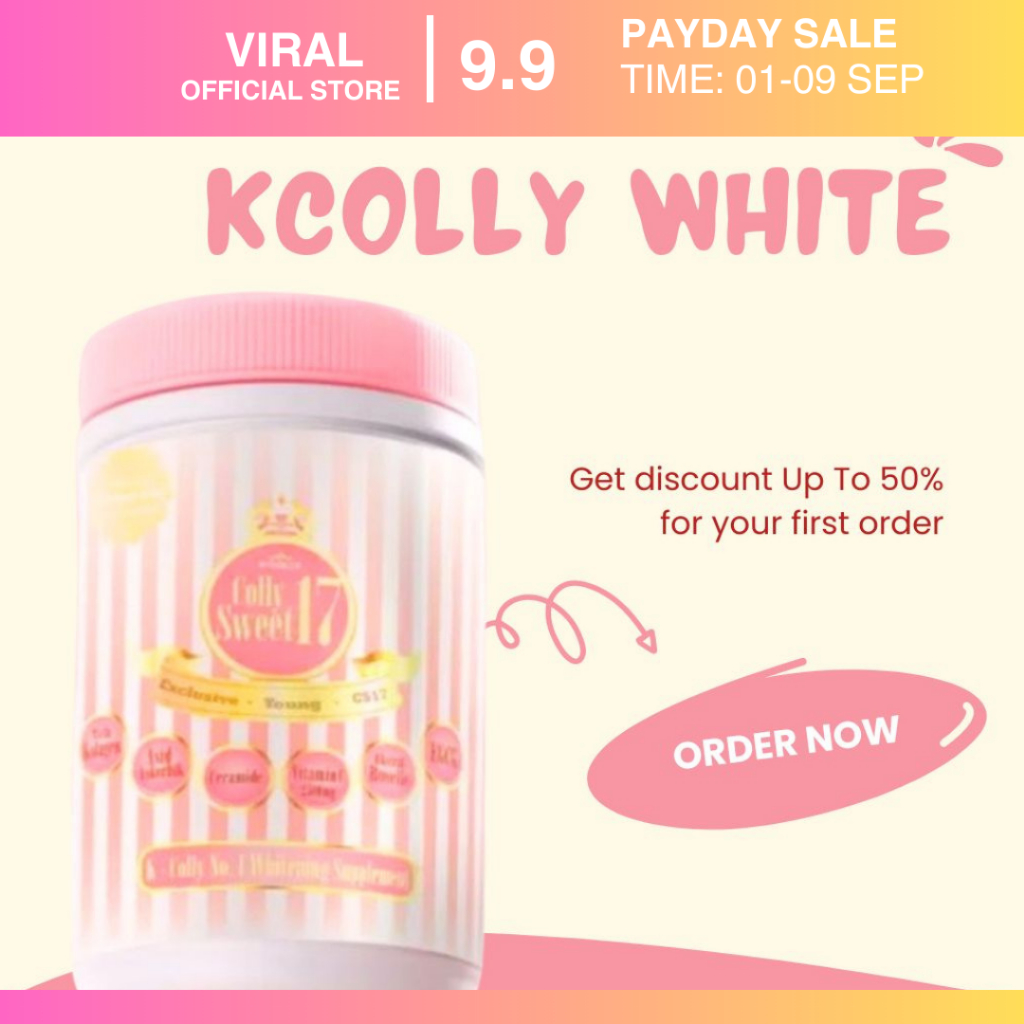 KCOLLY SWEET17 NEW FORMULATION TANPA COLLAGEN UNTUK CERAH DAN PUTIHKAN ...