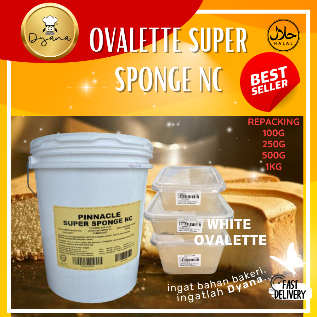 Ovalette Super Sponge NC | Ovalette White | Shopee Malaysia
