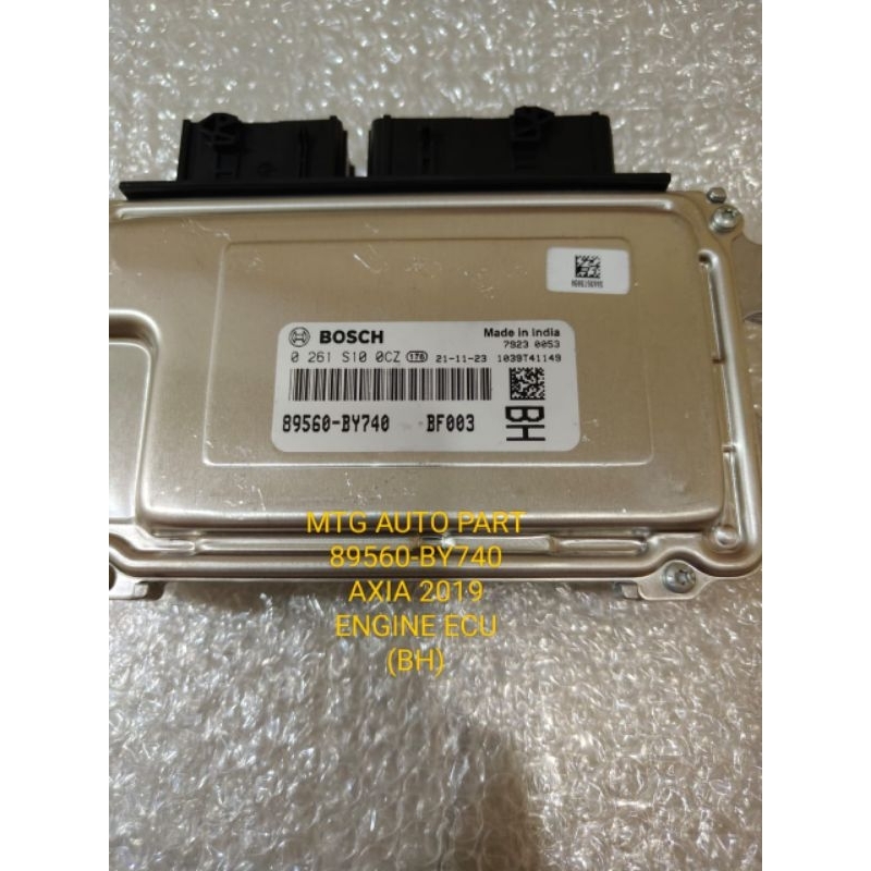 ORIGINAL PERODUA AXIA 2019 ENGINE ECU 89560 BY740 (BH) | Shopee Malaysia