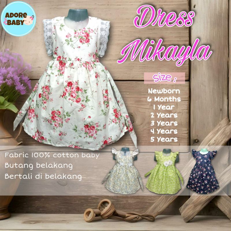Dress Cotton baby budak (NB- 5tahun) | Shopee Malaysia