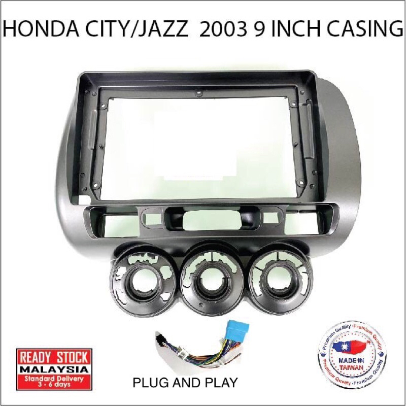 Honda City/Jazz 2003-2007 9Inch Android Player Casing (Manual Air-Cond ...