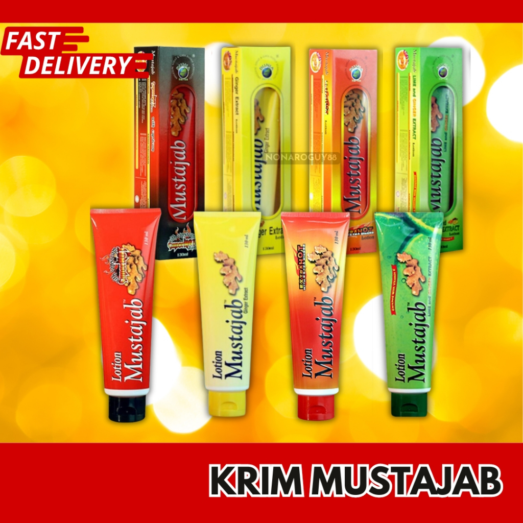 lotion Mustajab Losyen Pati Halia Limau Halia, super Hot Extra Hot ...