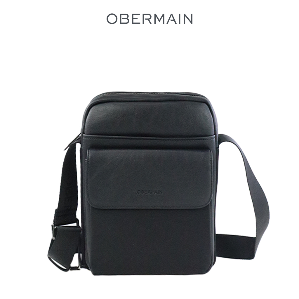 OBERMAIN OBC449P3 Men's Synthetic Leather Sling Bag 25.5cm x 21cm x 7cm ...