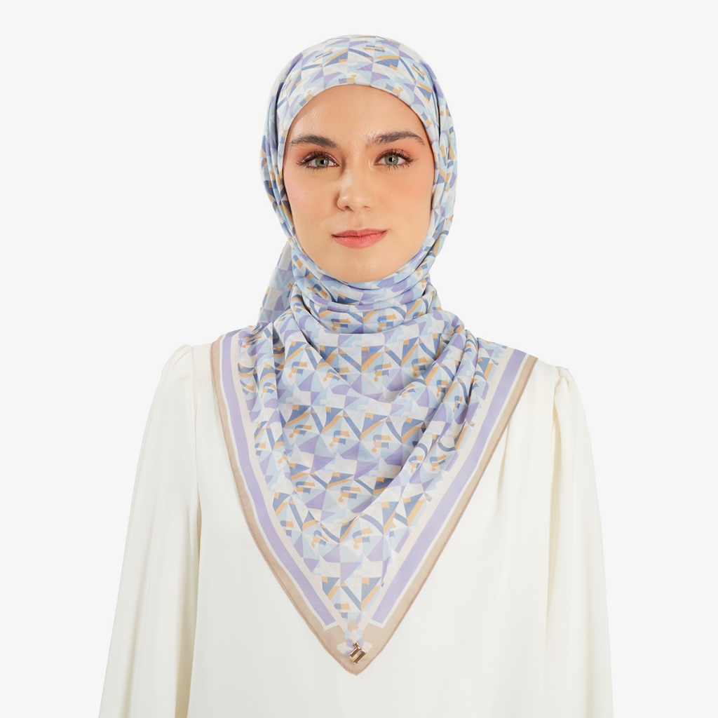 naelofar Monogram Origami Square | Shopee Malaysia