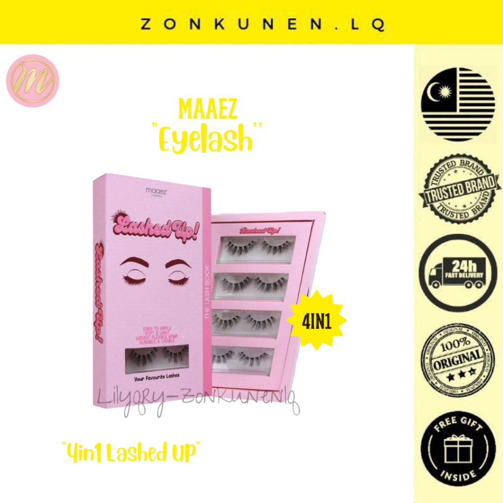 MAAEZ EYELASH LASHED UP 4IN1 (READY STOCK KL) | Shopee Malaysia