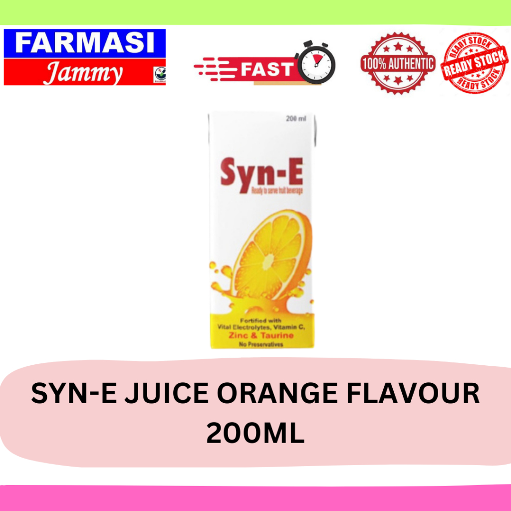 ORS SYN-E FRUIT BEVERAGE 200ML (ORANGE) | Shopee Malaysia