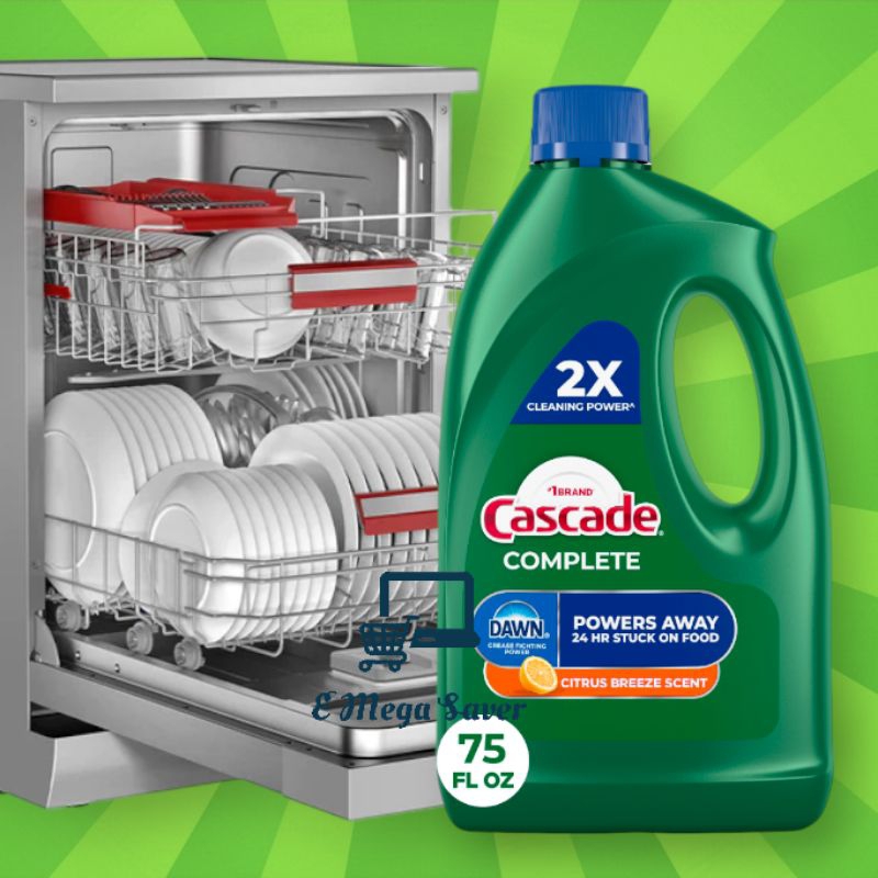 Cascade Complete Gel All-in-1 Dishwasher Detergent 2.12kg (75fl oz ...