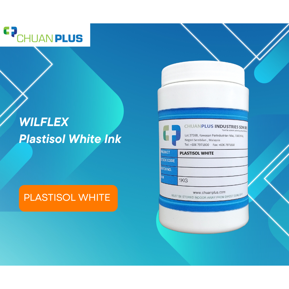 WILFLEX White Plastisol Inks For Silkscreen Printing (1KG) | Shopee ...