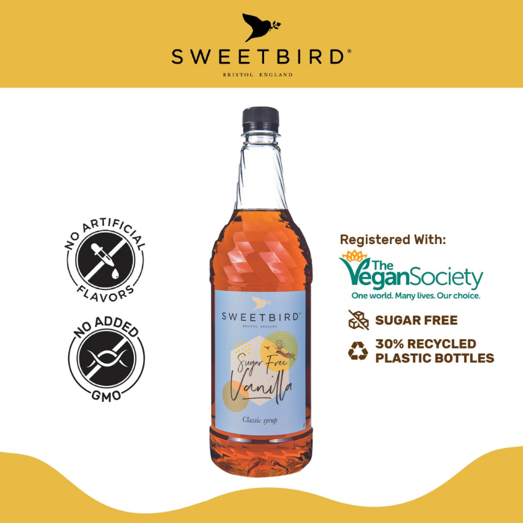 Sweet Bird Syrup Sugar Free Vanilla Flavour 1000ml | Shopee Malaysia