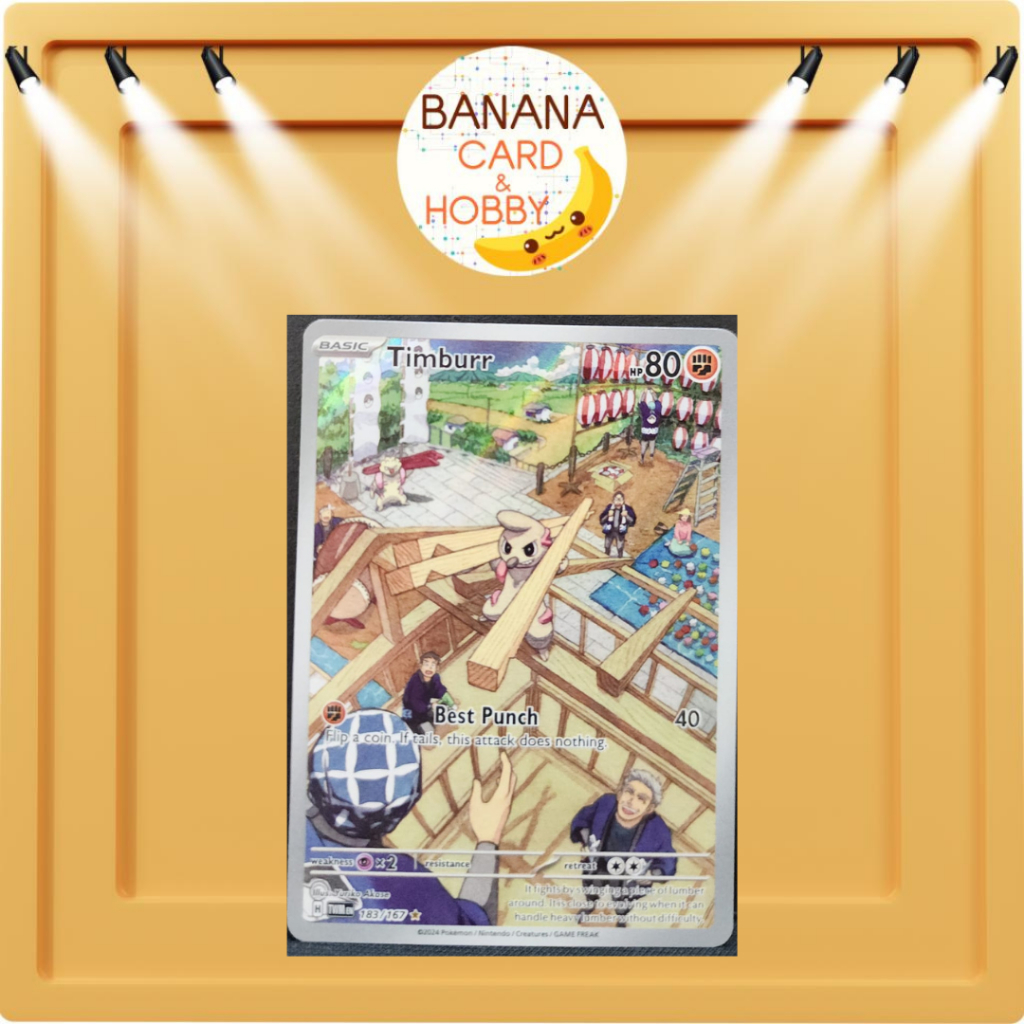 Pokemon TCG | Timburr 183/167 IR | Card Collection | Shopee Malaysia