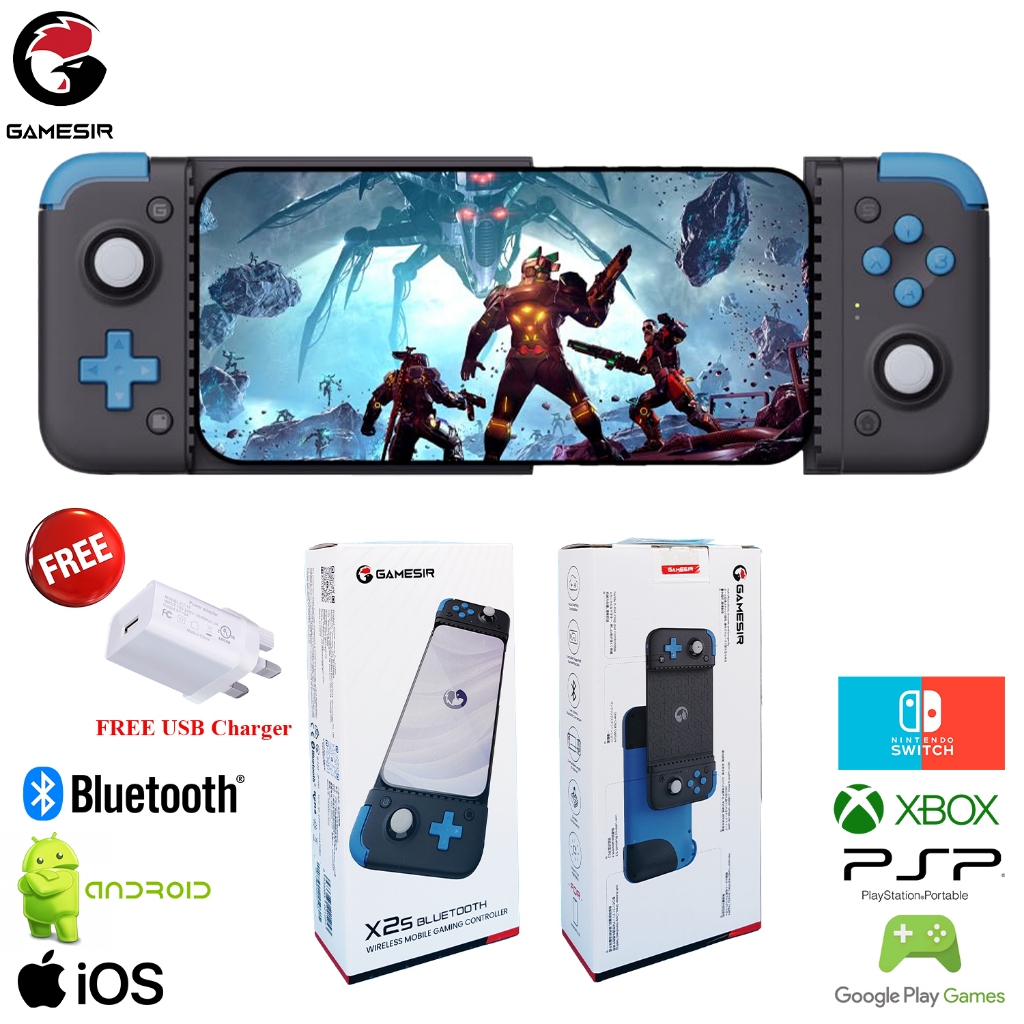 GameSir X2S Bluetooth Mobile Gaming Controller for Android and IOS PC ...