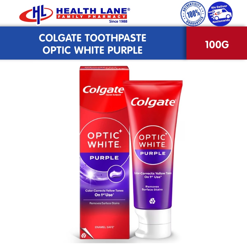 COLGATE TOOTHPASTE OPTIC WHITE PURPLE (100G) | Shopee Malaysia