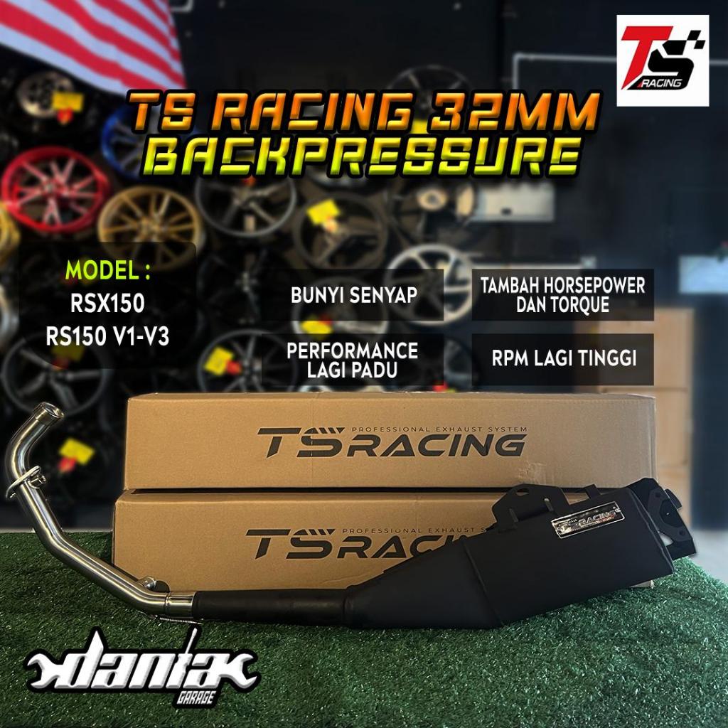 TS RACING EXHAUST BACK PRESSURE RS/RSX/Y15/SYMVF3I/LCV1-V7 | Shopee ...
