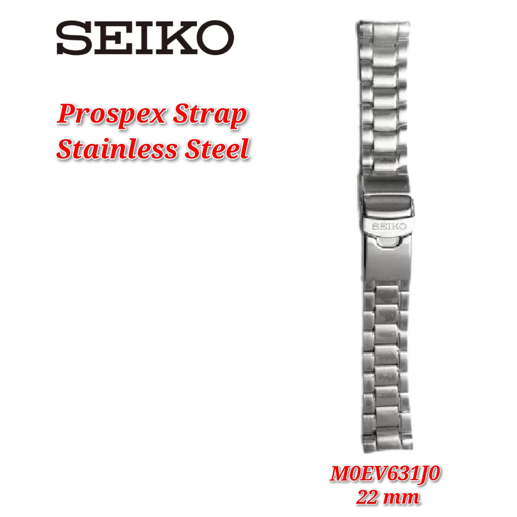 Seiko Prospex Stainless Steel Watch Band Bracelet Oyster 22mm M0EV631J0 ...