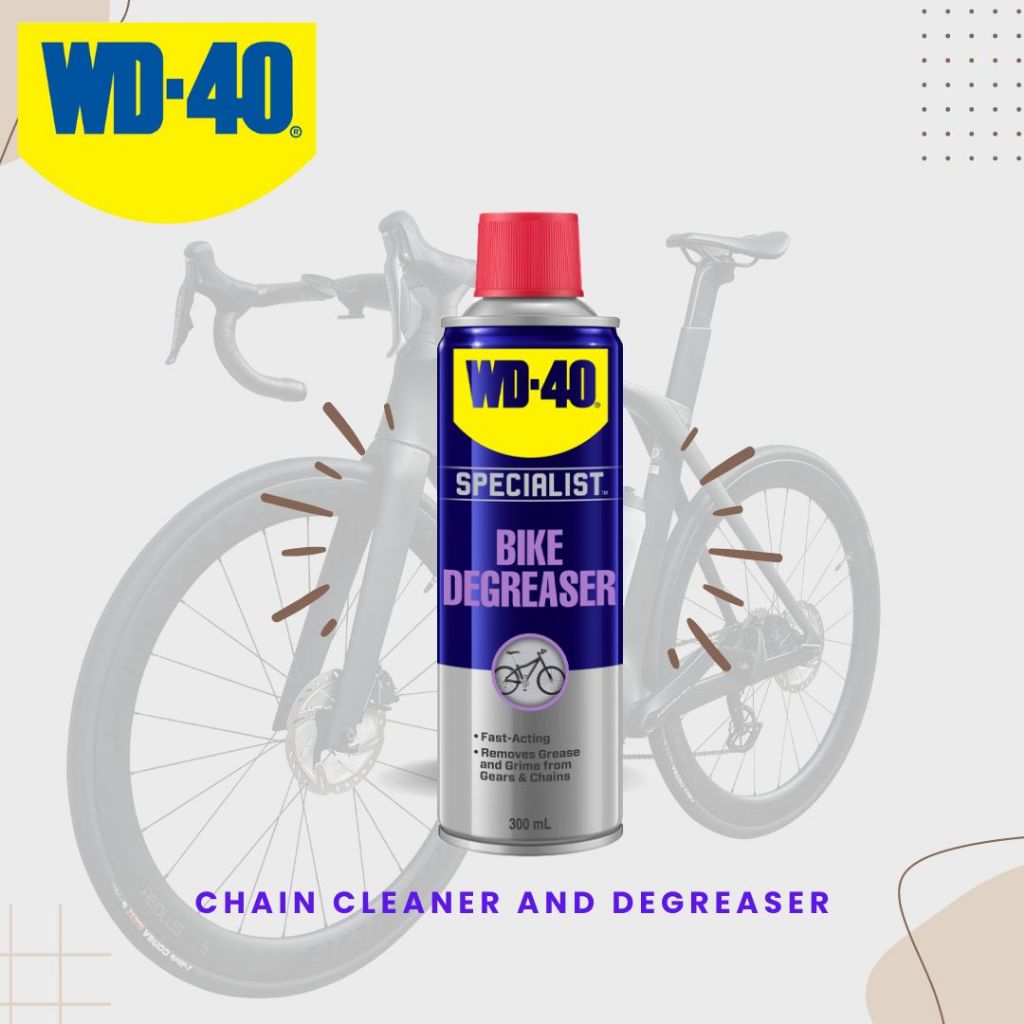 WD-40 BIKE Chain Cleaner And Degreaser Bicycle Grease and Grime 300ml | Shopee Malaysia