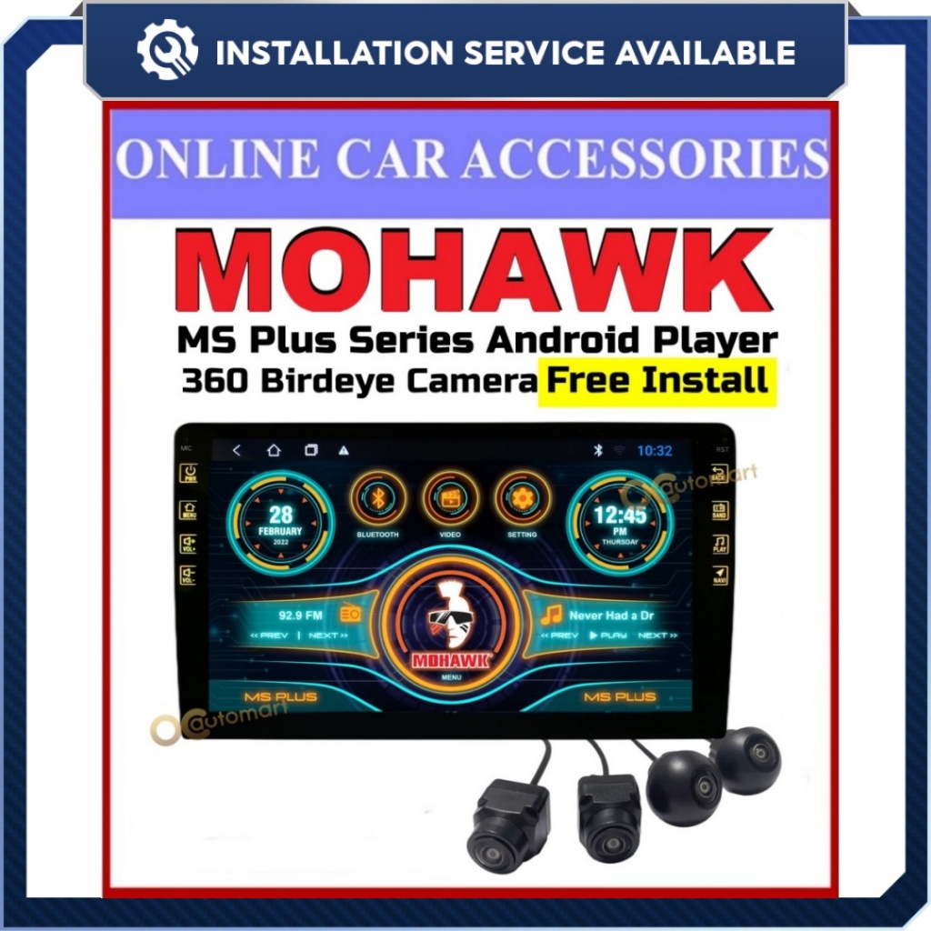 Free Install Free 360 Camera Mohawk Ms Plus Series Car Android player ...