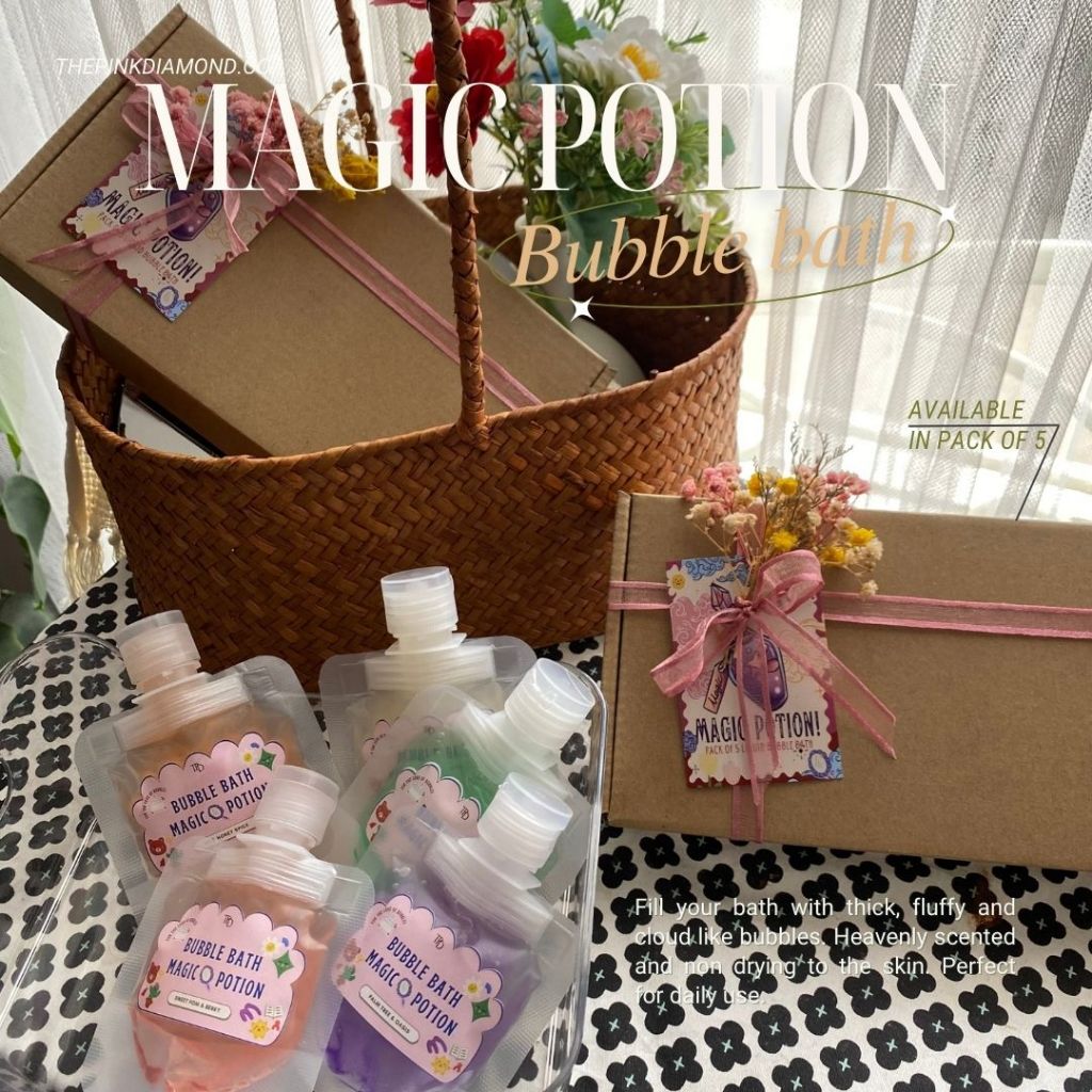 Ready Stocks | Bubble Bath Magic Potion! Liquid Bubble Bath | Scented ...